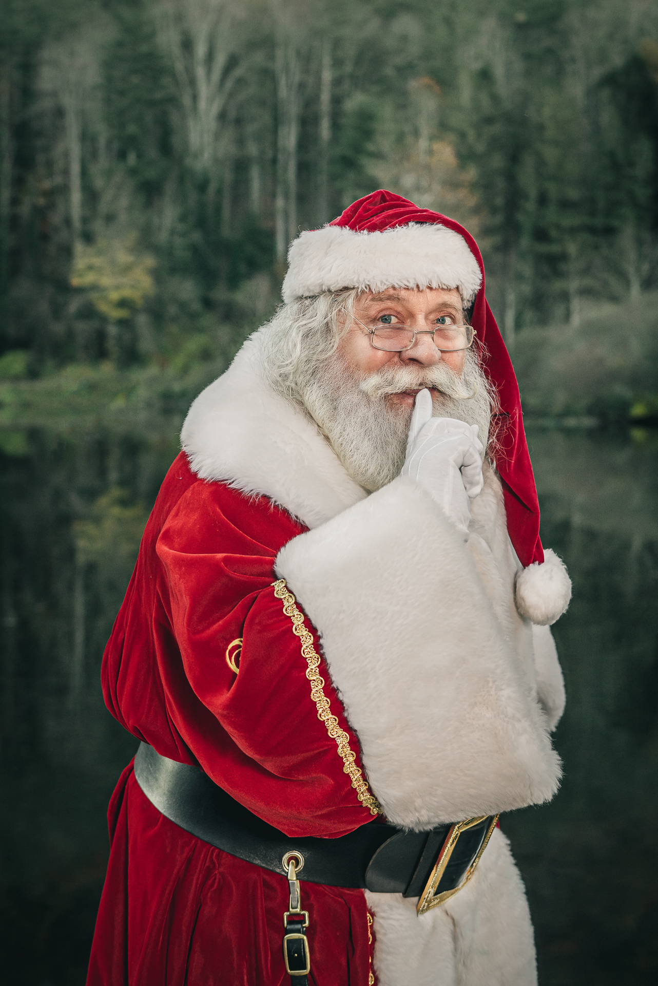 Smokey Mountain Santa for hire.